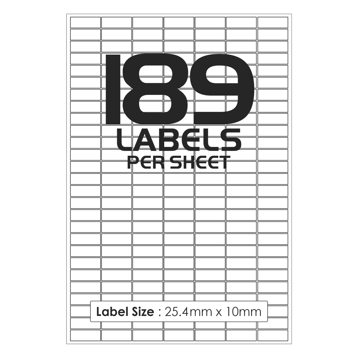Download Free Word & PDF Label Printing Templates for Product LP189/25 ...