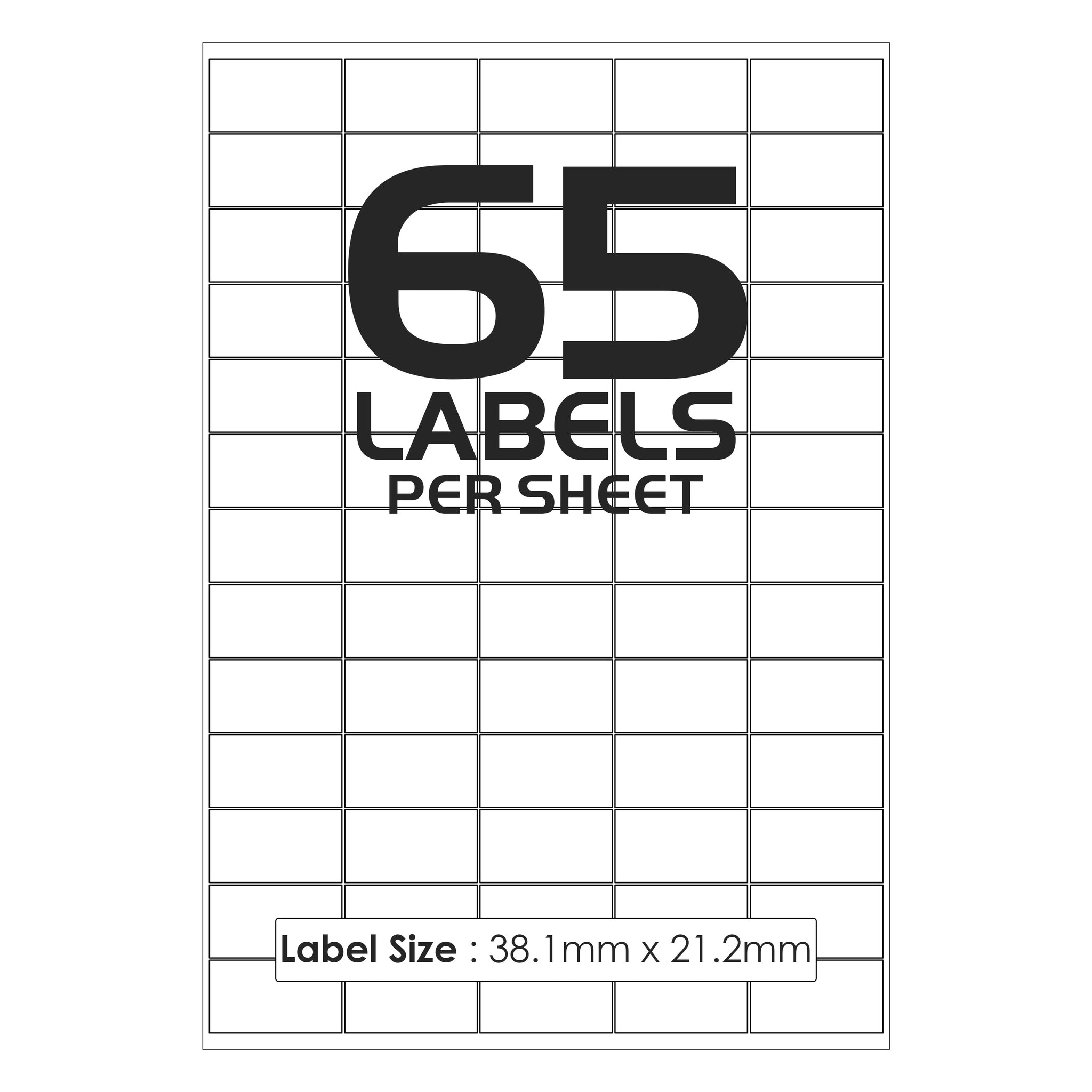 Download Free Word & PDF Label Printing Templates for Product LP65/38 ...