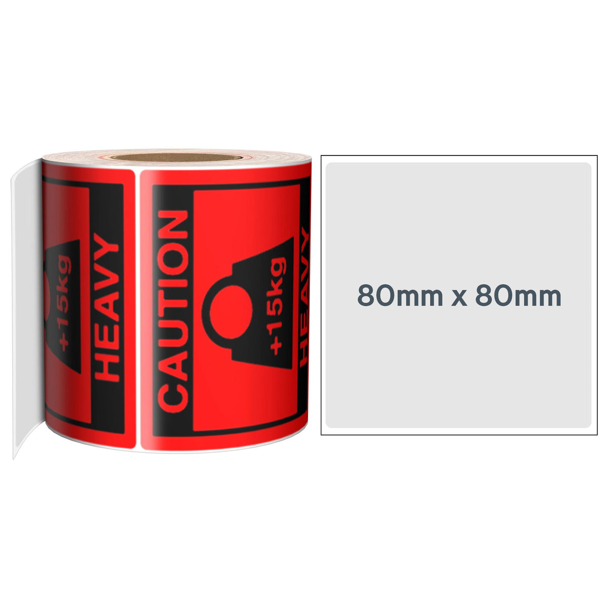 Red Warning Heavy-Duty Self-Adhesive Warning Labels for Secure Shippin ...