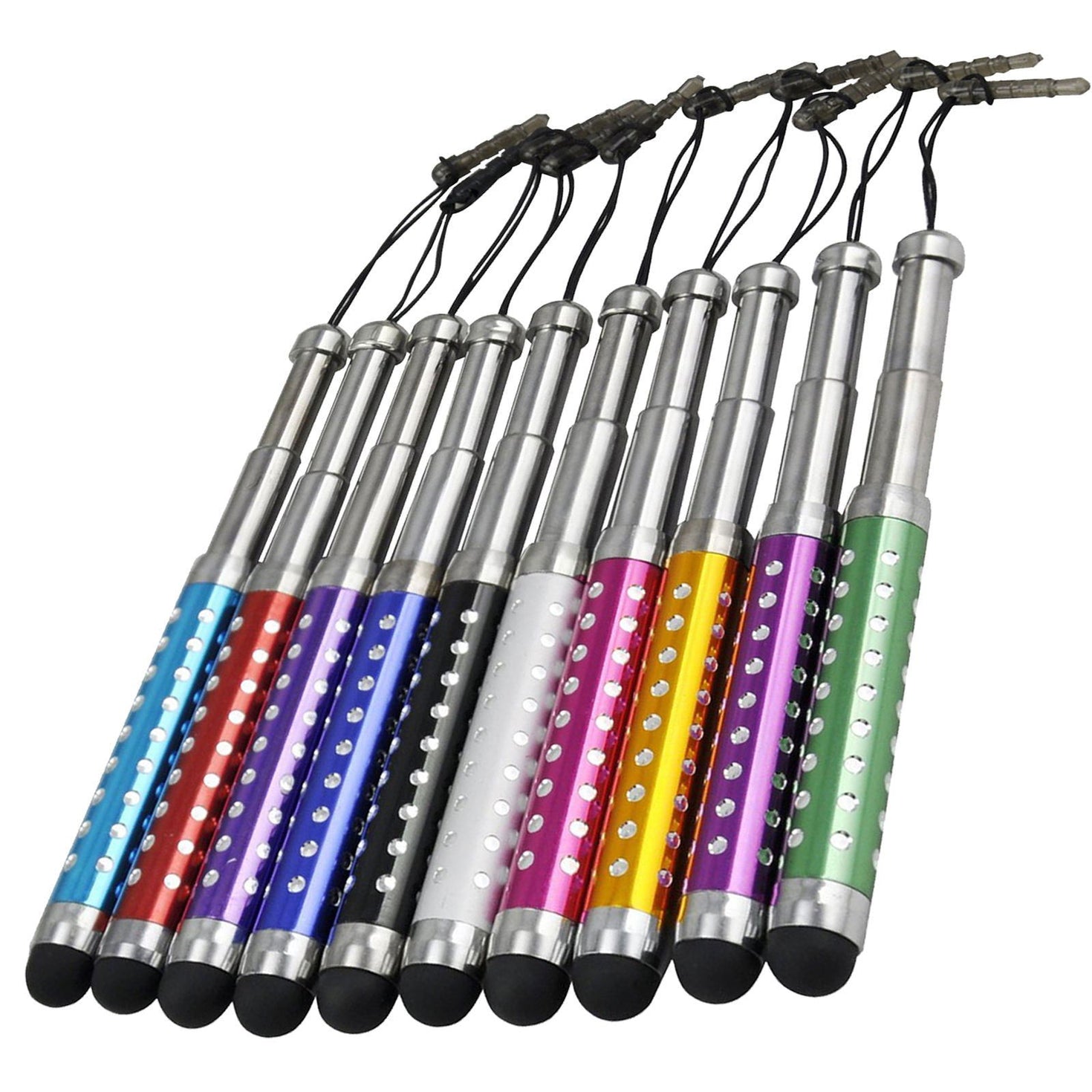 Stylus, Retractable Styli Stylus Pen For Phones iPad by iSOUL | 10Pcs ...