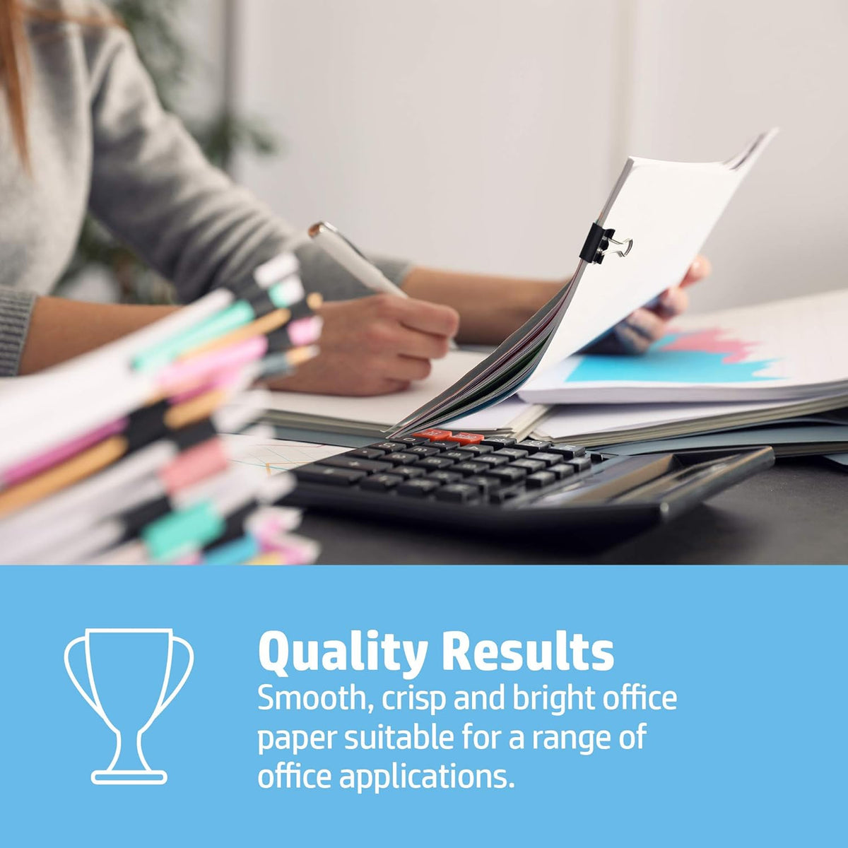 HP White Office A4 Paper 80GSM Copier Sheets Reams – TradeNRG UK