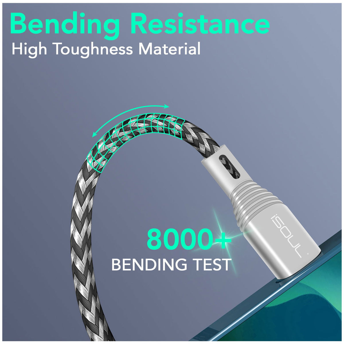 iSOUL USB C to C Cable with 60W 3A Power Delivery for Fast Charging ...