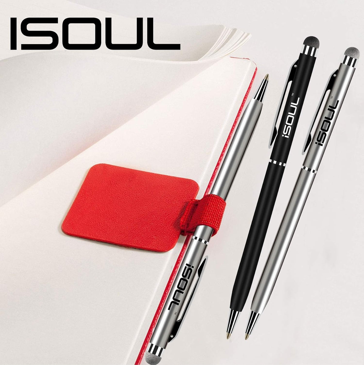 ISOUL Silver Stylus Pen for All Touch Screens Devices - Pack of 10 ...